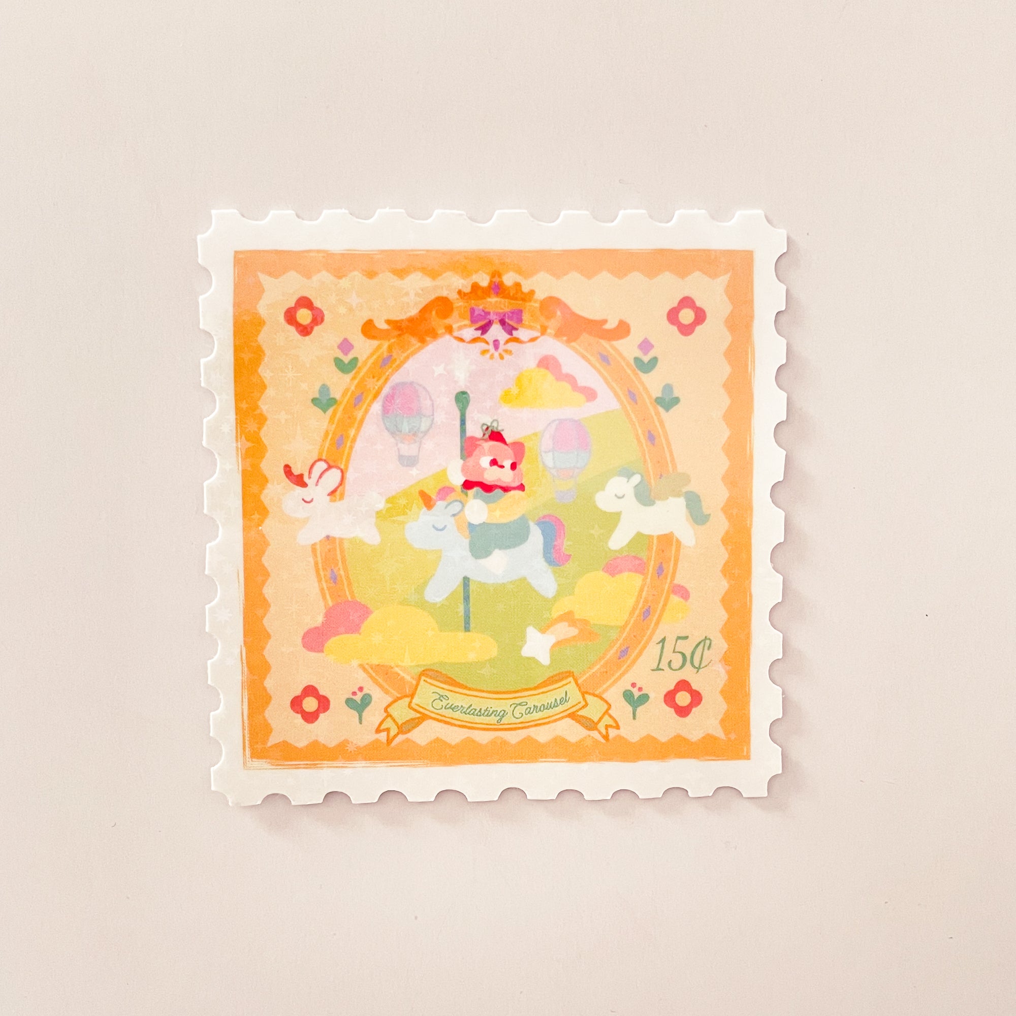 Everlasting Carousel - Glitter Sticker | FARTSYLEE
